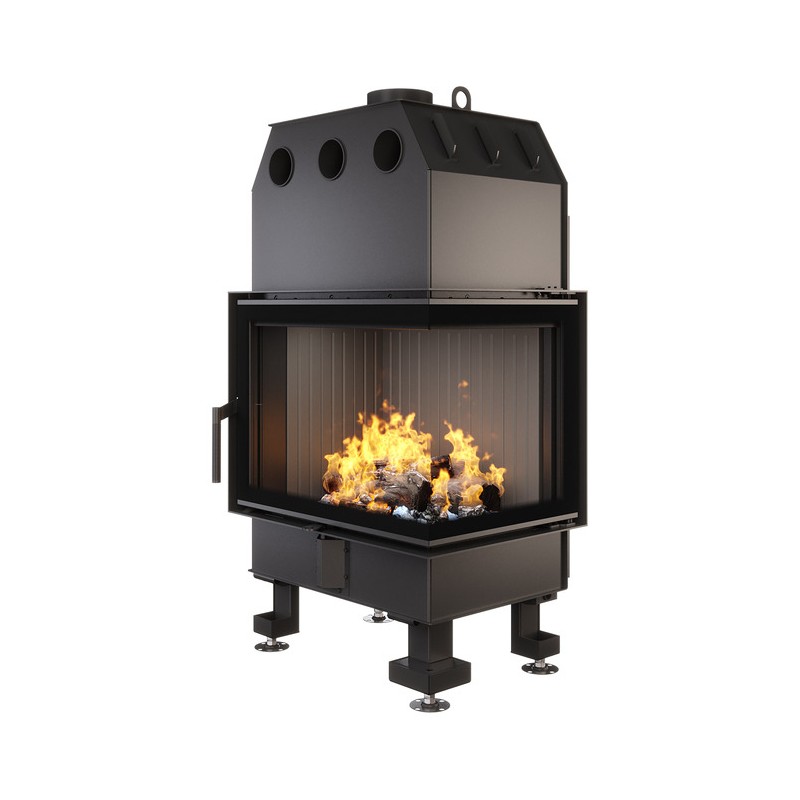 Kamin ugradbeni SAVEN Energy 65x50x47R (14,5 kW) ECO - crni šamot